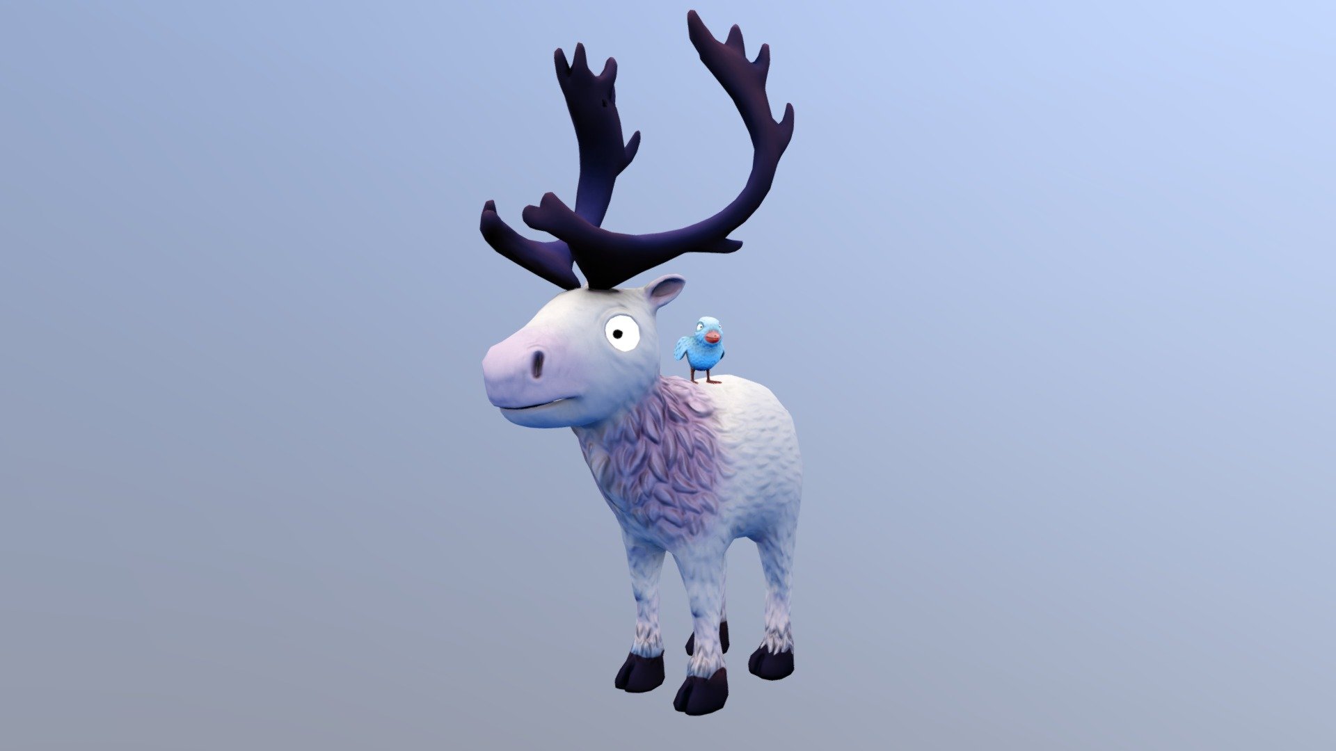 Caribu - 3D model by Carolina Gabela (@Gabelapz) [fe045f8] - Sketchfab