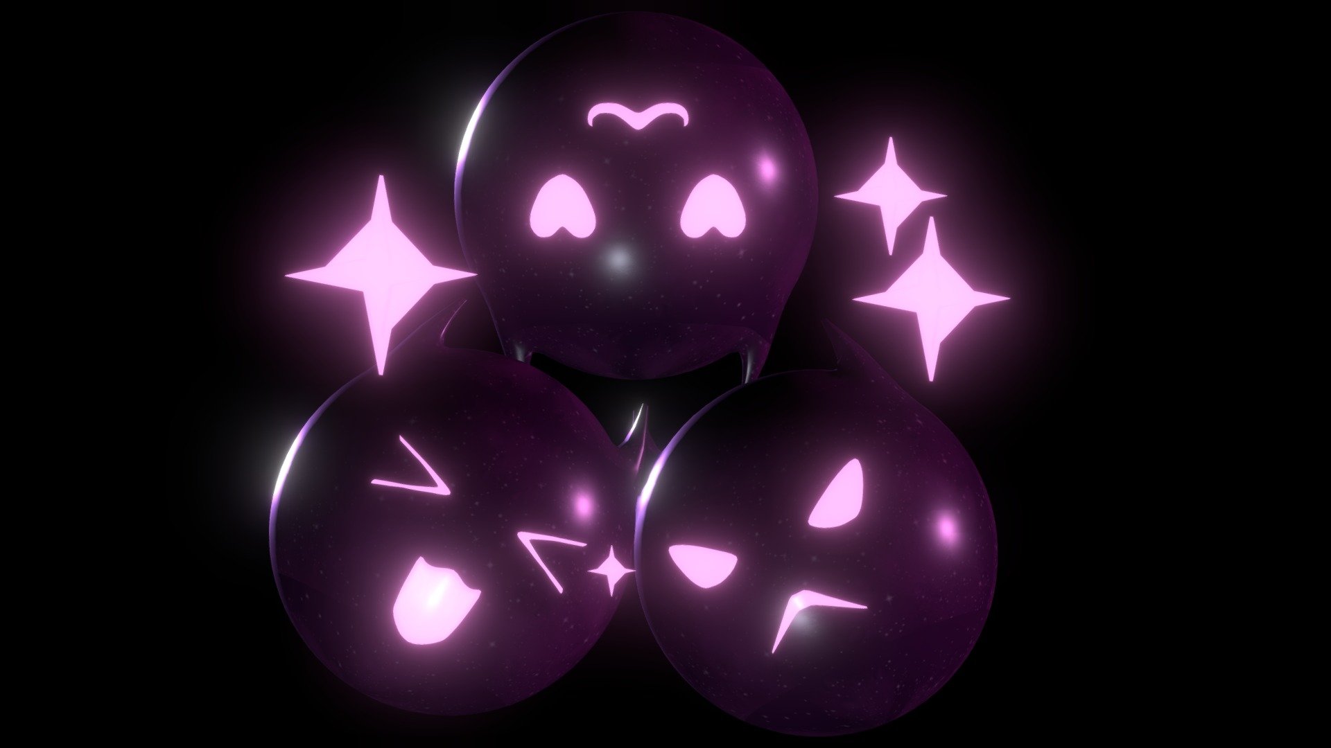 Esferas oscuras (syndra) - 3D model by Dalopera3D [fe047fd] - Sketchfab