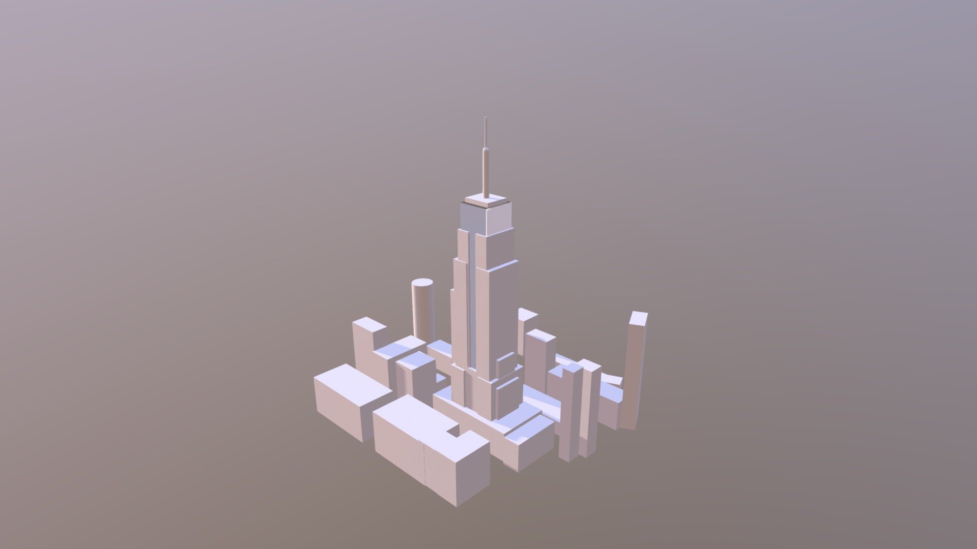 Empire State Building BlockOut - 3D model by bishopscanvas [fe06f89 ...