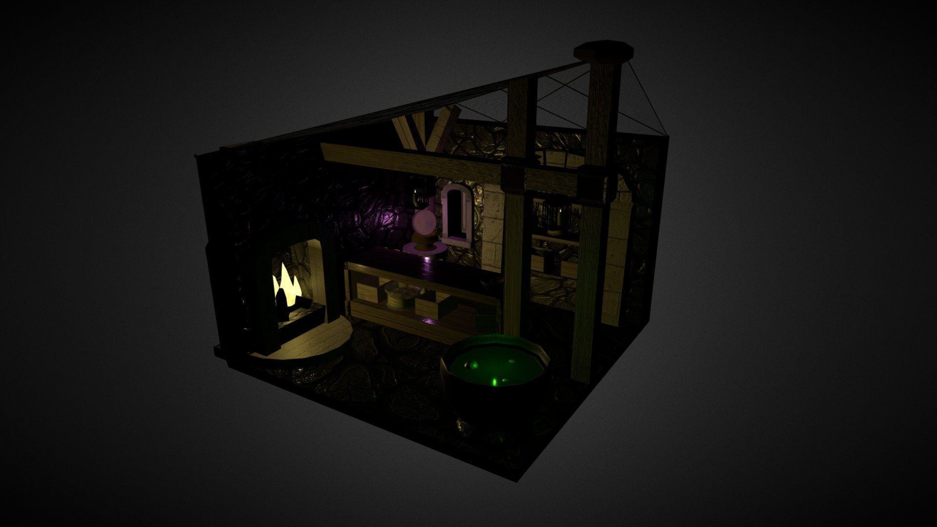 Fantasy Store (MMST12019 Assessment 2) - 3D model by PlatinumPanda ...