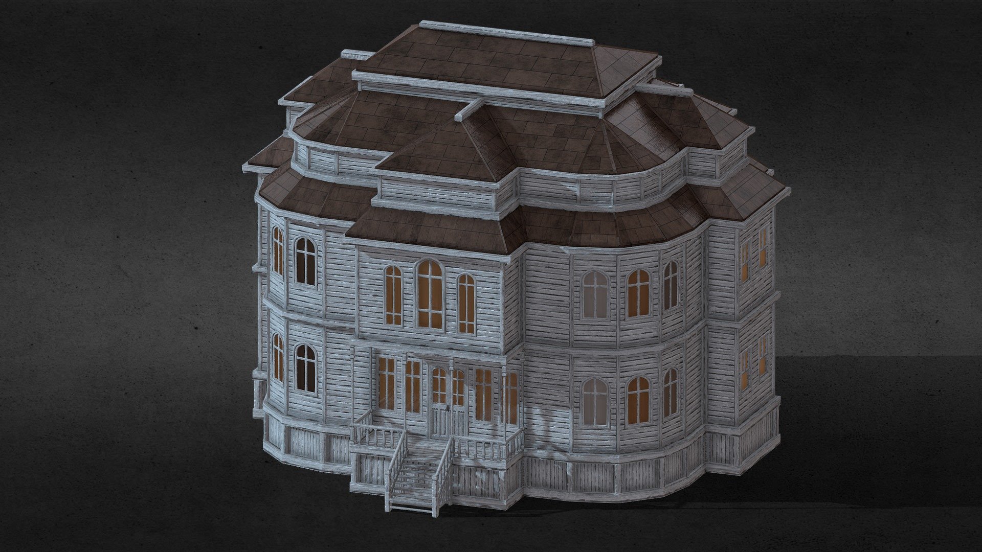 Old Mansion - Buy Royalty Free 3D model by Rafael Rodrigues ...