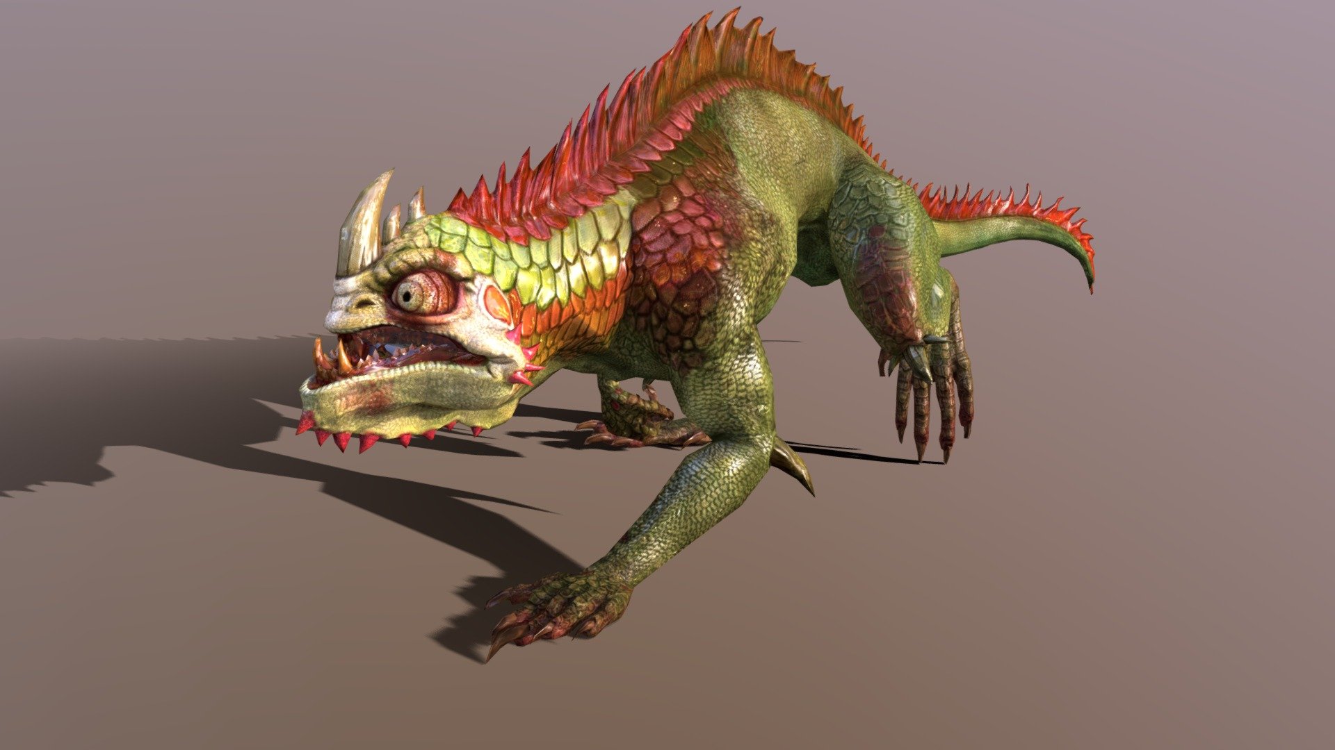 Lizard - 3D model by 3DRT.com [fe08fb1] - Sketchfab