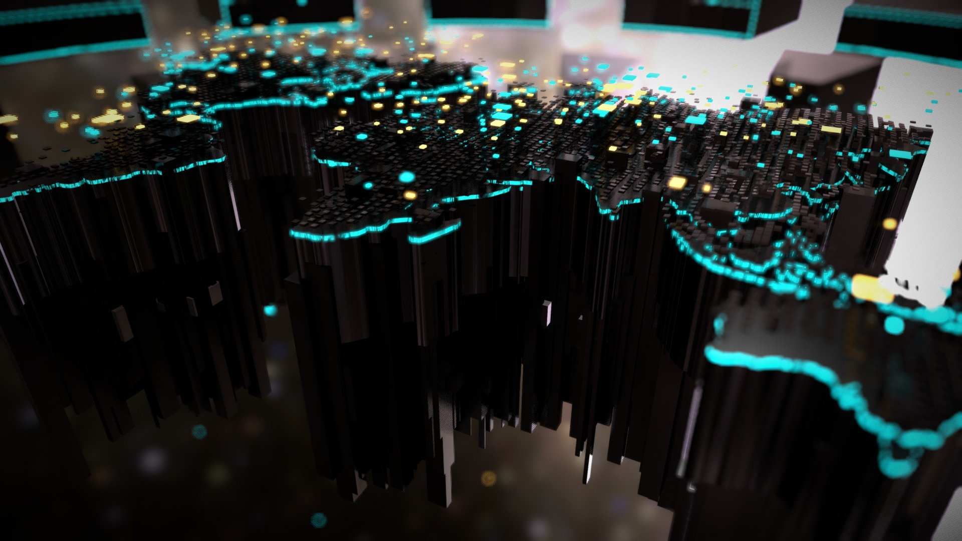 Futuristic World Map - 3D model by soyyodh (@Sayyid.Abdul.Aziz ...