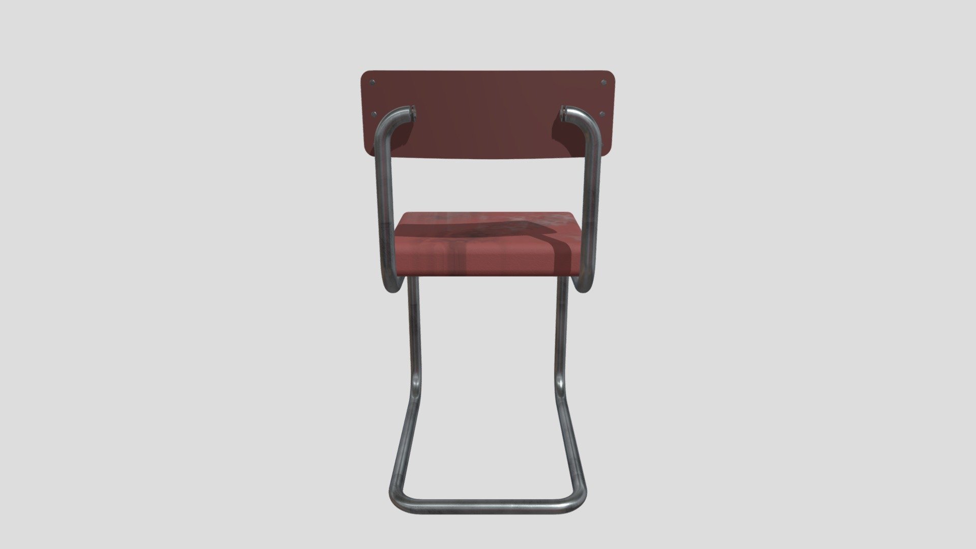 Cantilevered tubular chair by Terragni - Download Free 3D model by ...