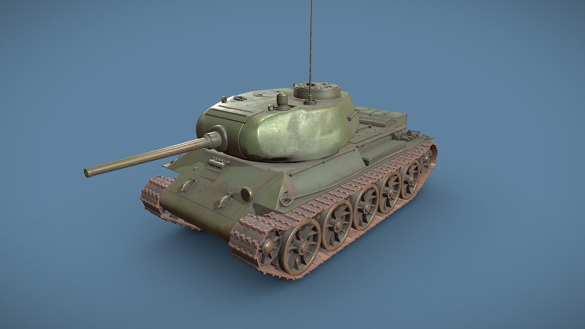 T-43 - 3D model by Dmitry Surkov (@dsurkov) [fe0d1b0] - Sketchfab