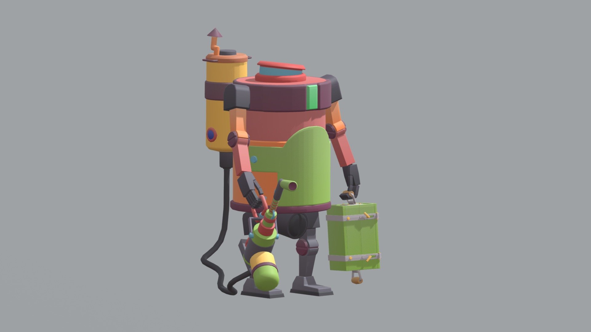 robot-banka - 3D model by maks.socolov [fe0dde6] - Sketchfab