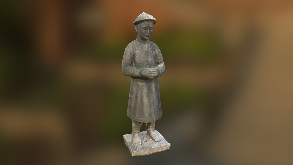 Stone statue of soldier 42 - 3D model by Hue Museum of Heritages (@hue ...