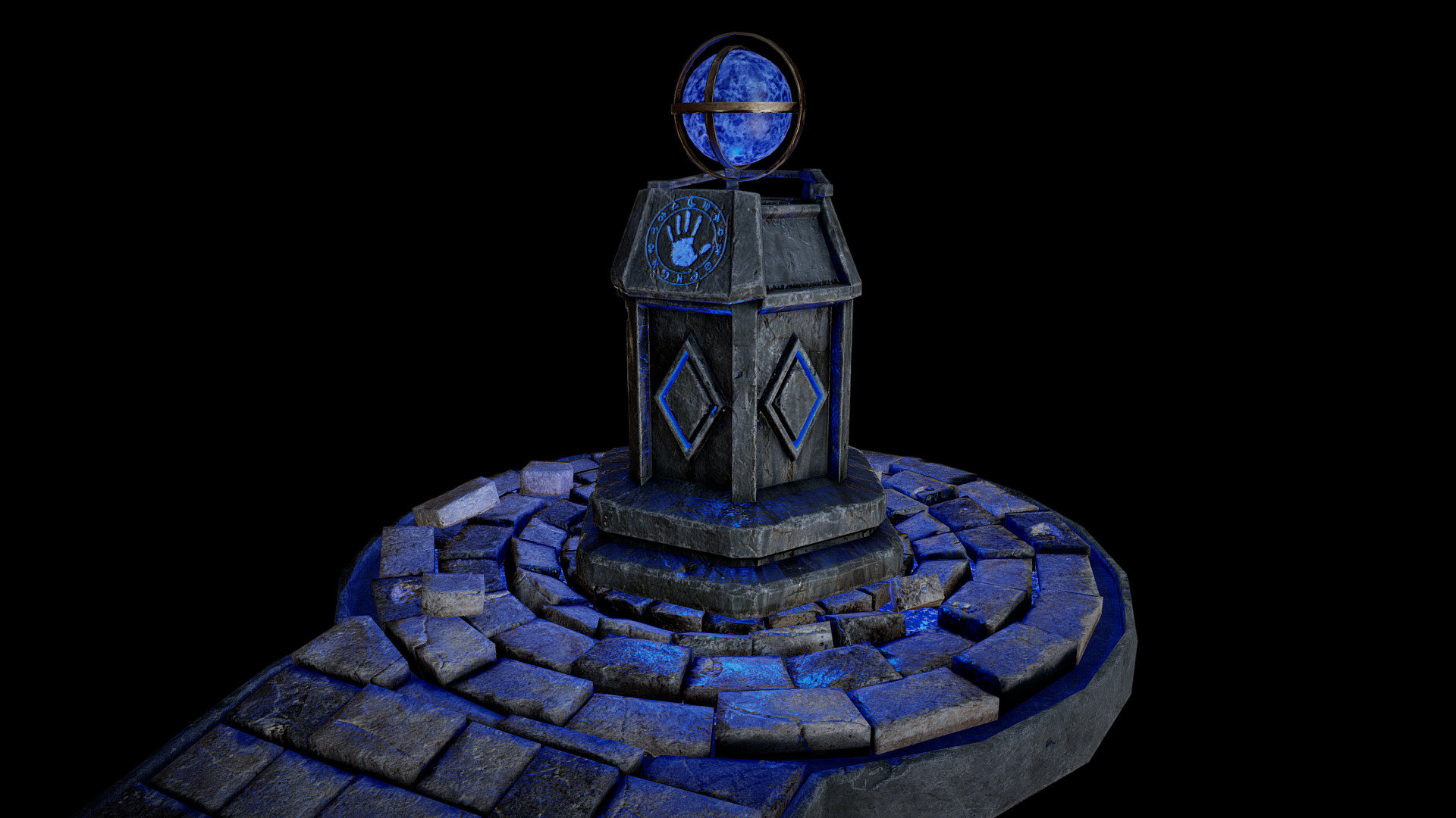 Magic Water Shrine - 3D model by MBillmann (@maxbillmann) [fe0f960 ...