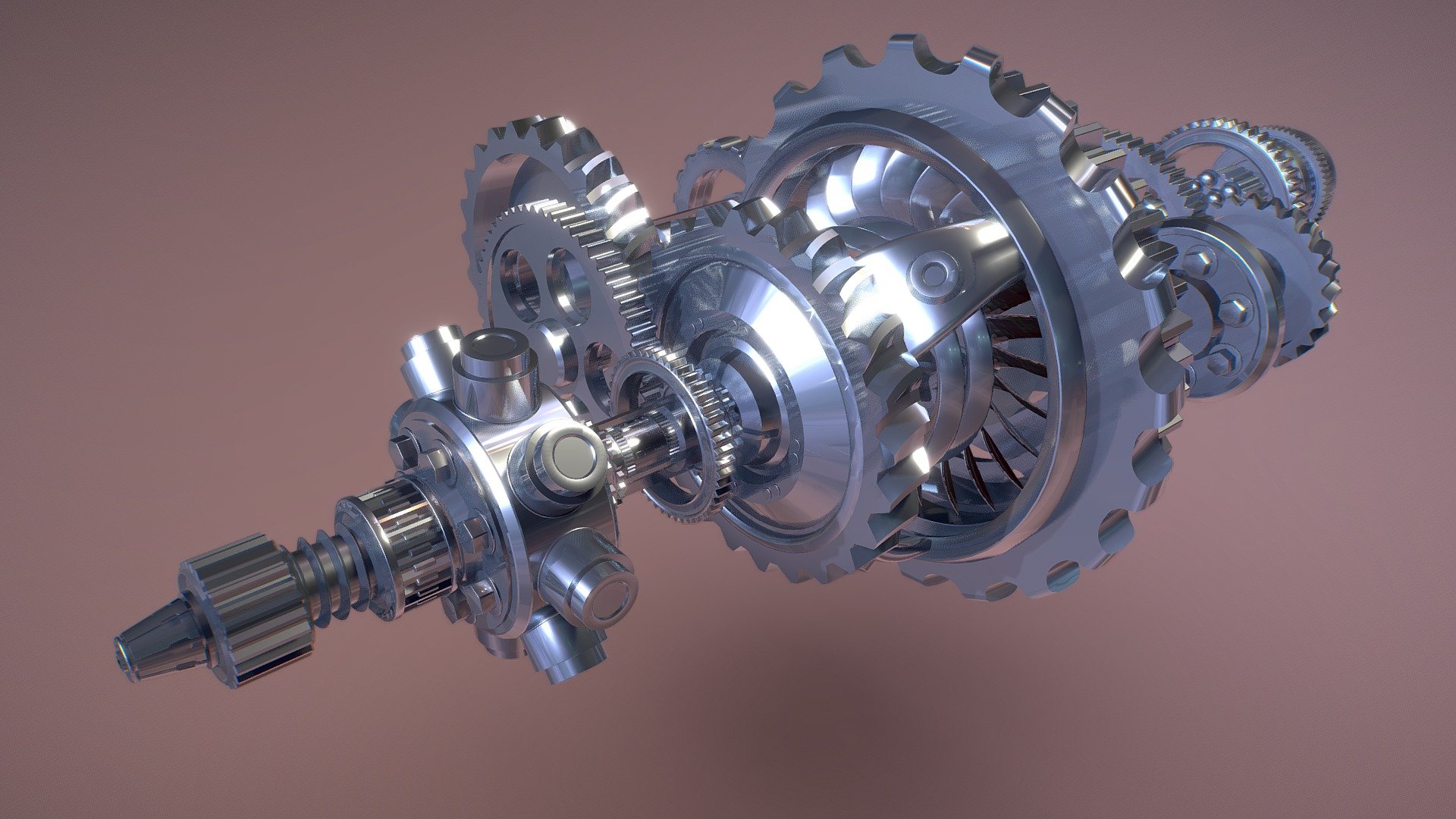 Gears - 3D model by messekonzept [fe1049c] - Sketchfab