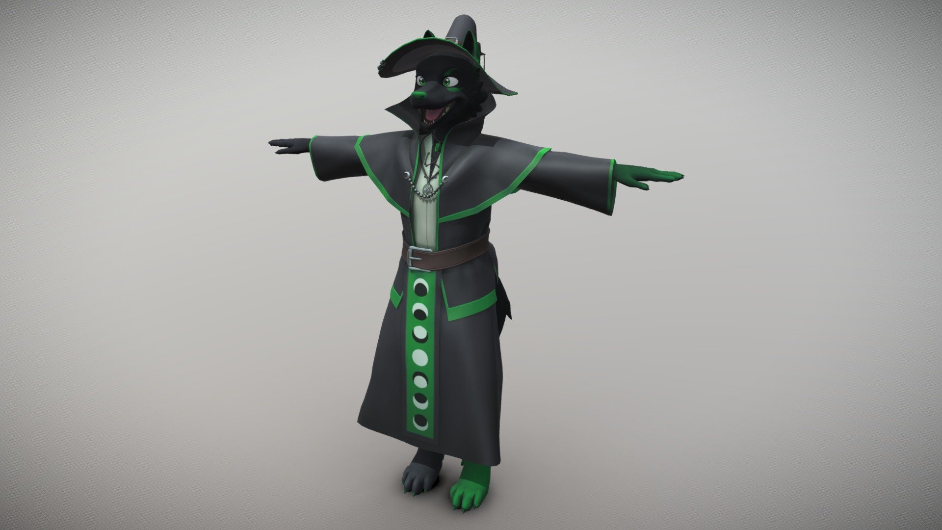 WizardWolf Skin - VRchat Commision - 3D model by 3D-VR (@3DVRcharacters ...