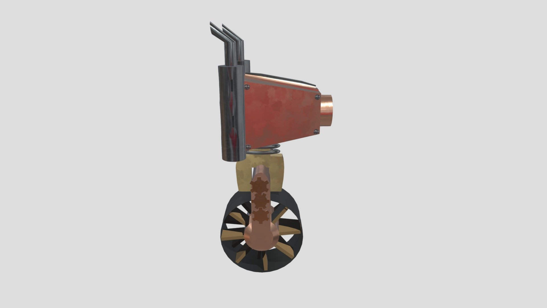 Steampunk Droid - Download Free 3D model by Joy Barwell (@JoyBarwell ...