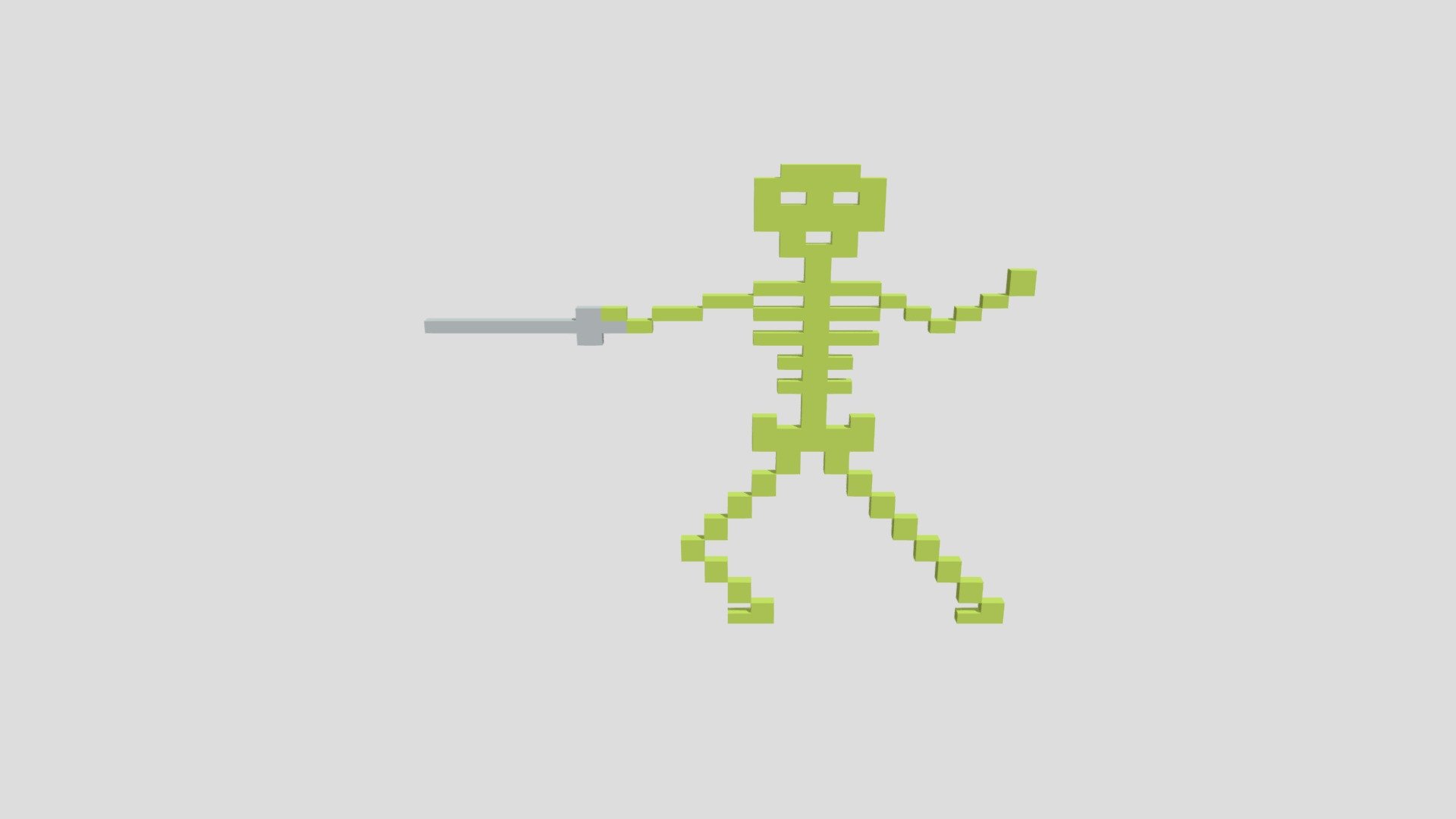 Atari - Skeleton - Download Free 3D model by swordmanck [fe11b4b ...