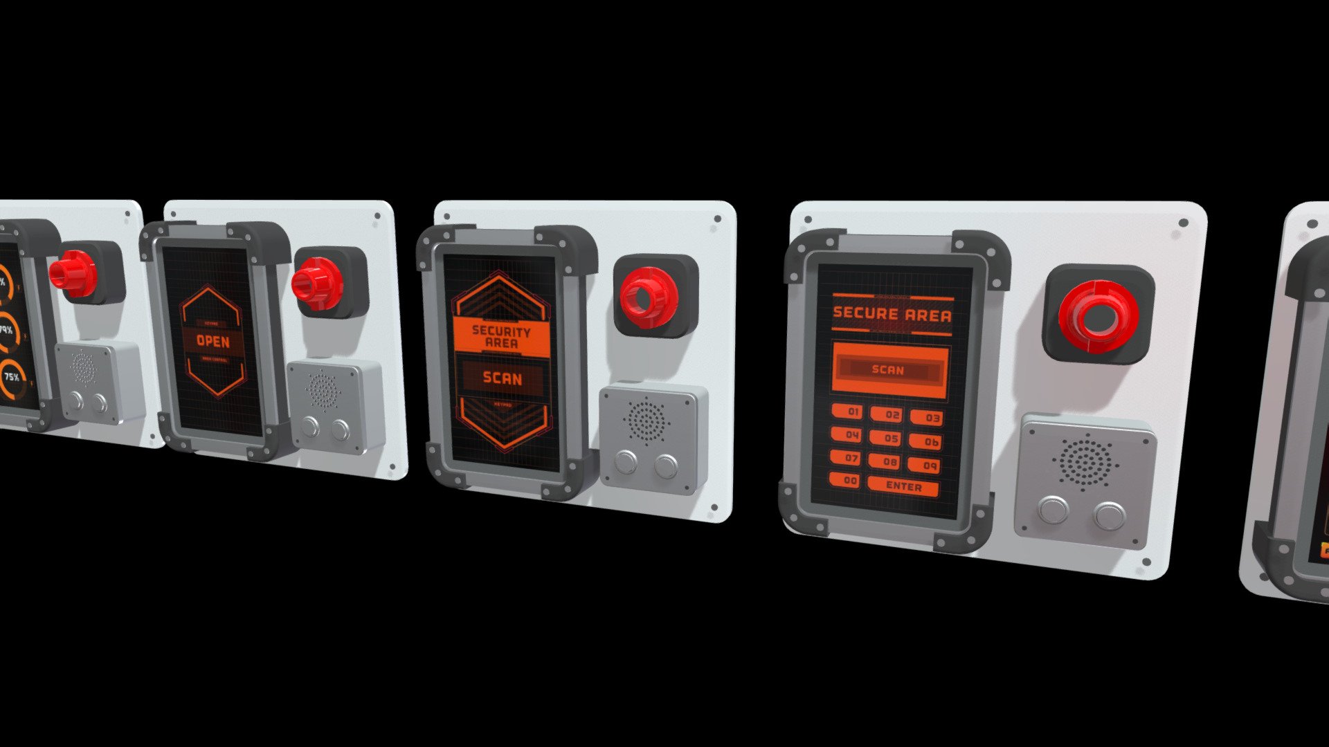 LIS - Access Controls - Buy Royalty Free 3D model by COSEDIMARCO ...