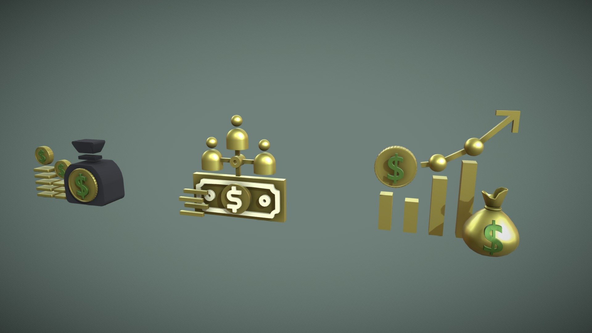 icon Economy - Download Free 3D model by Kateryna (@nkkateruna ...