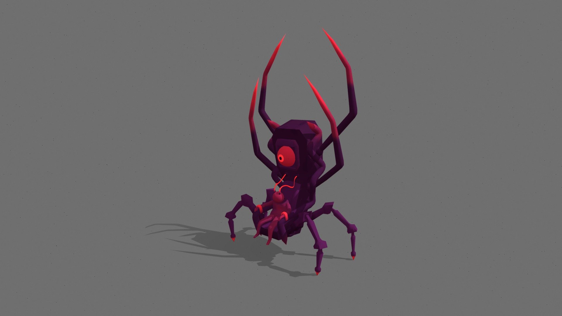 Cyber Spider Parasite - End Boss - 3D model by Silke (@SilkeW) [fe15314 ...