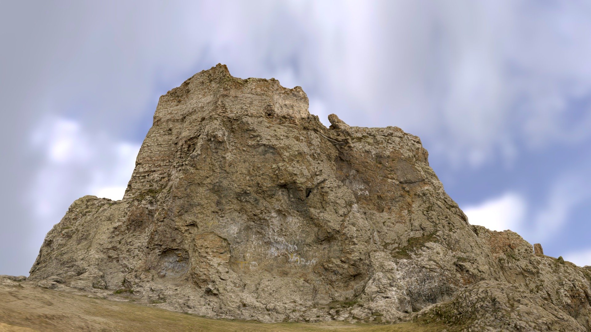 Azeula Fortress in Kojori - Raw Scan - Download Free 3D model by Nik ...