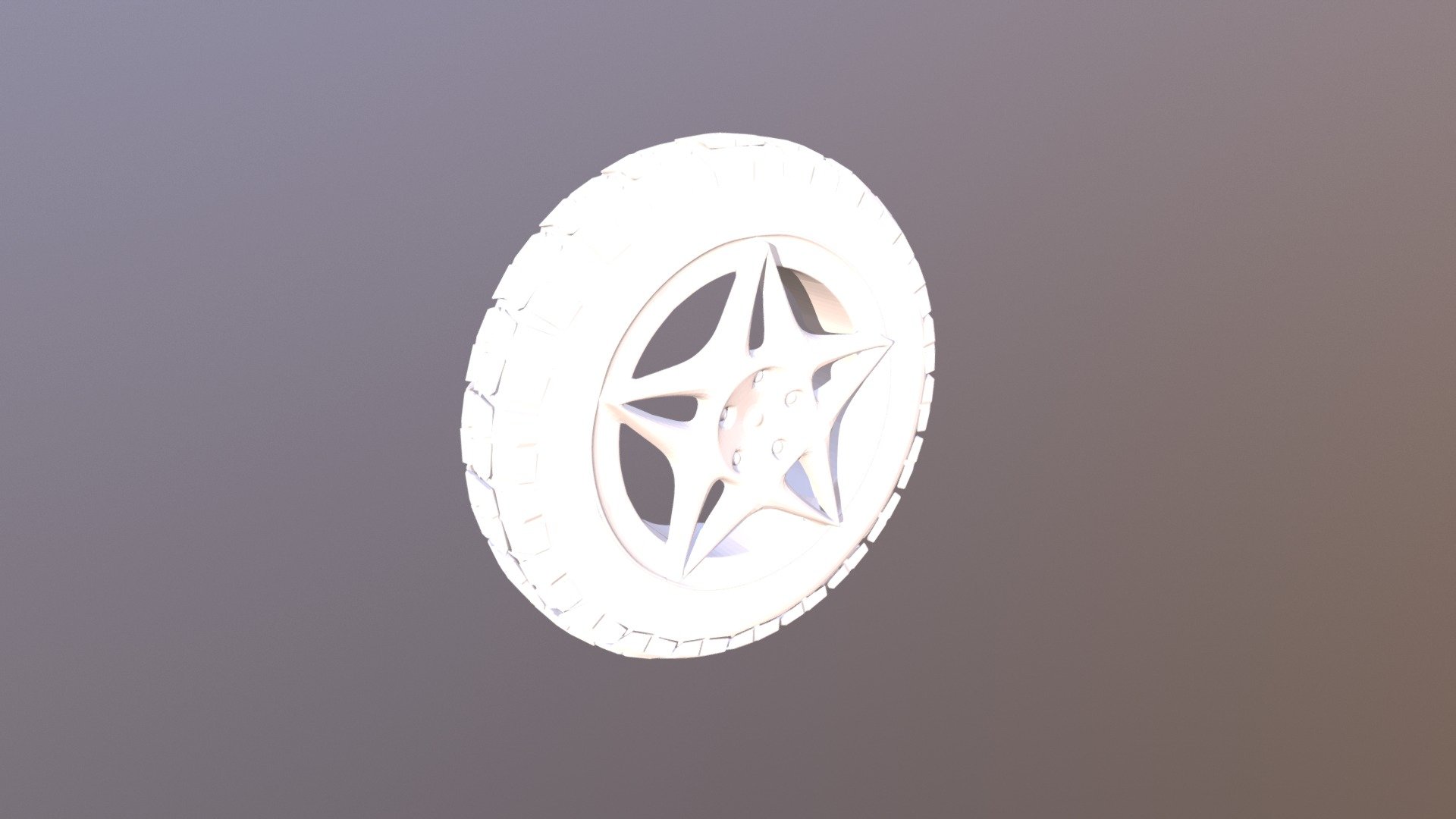 Wheel (modifiers practice) - 3D model by David Boothe (@davidboothe ...