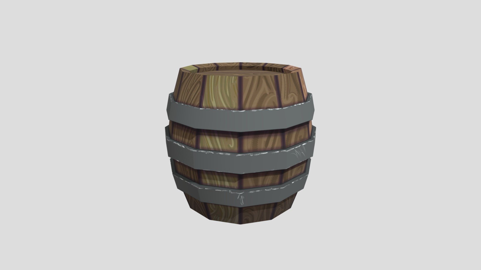 Hand Painted Barrel - Download Free 3D model by Joe.T [fe19191] - Sketchfab