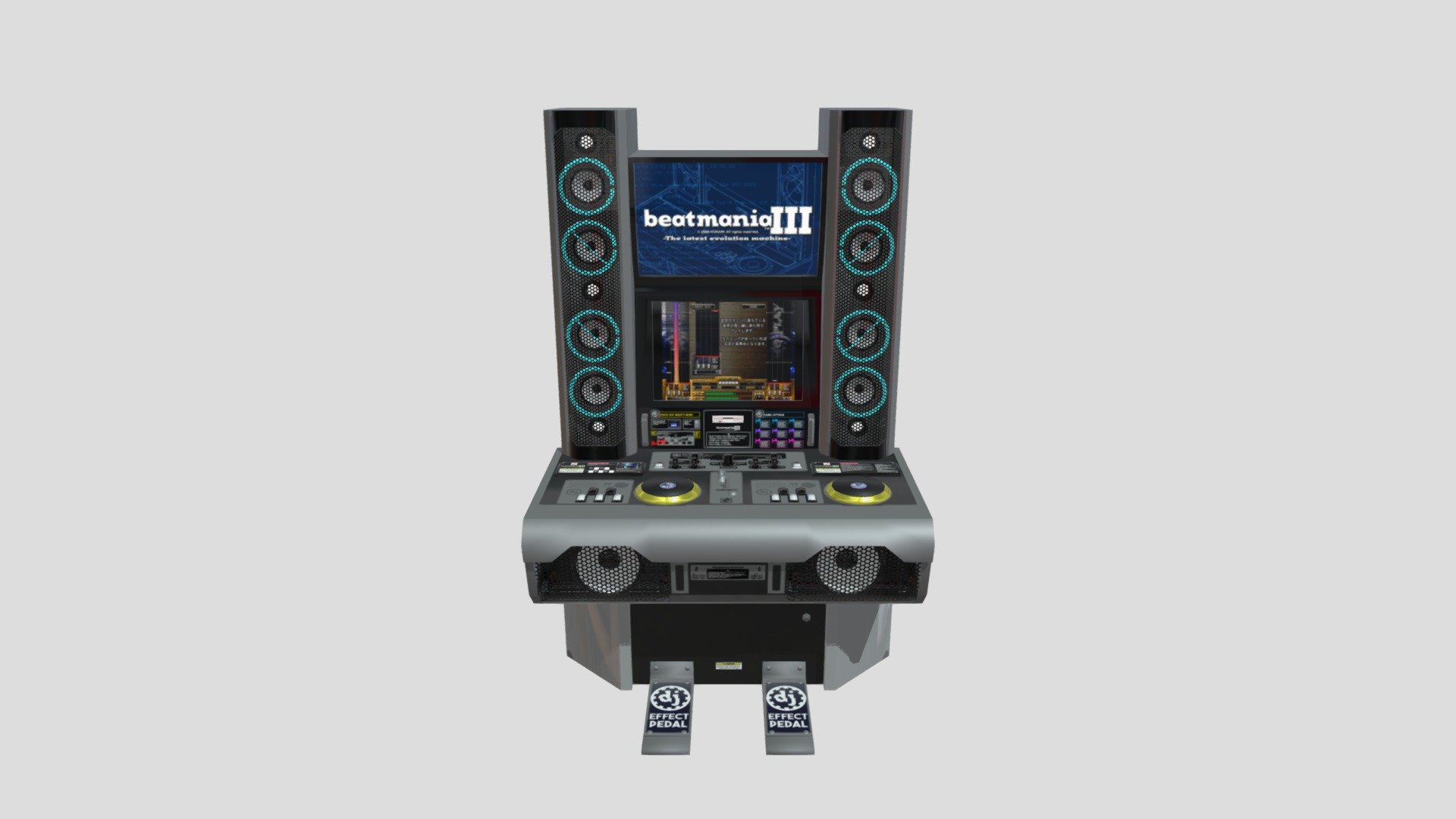 Beatmania Iii Cabinet - Download Free 3D model by elemental the jackal ...