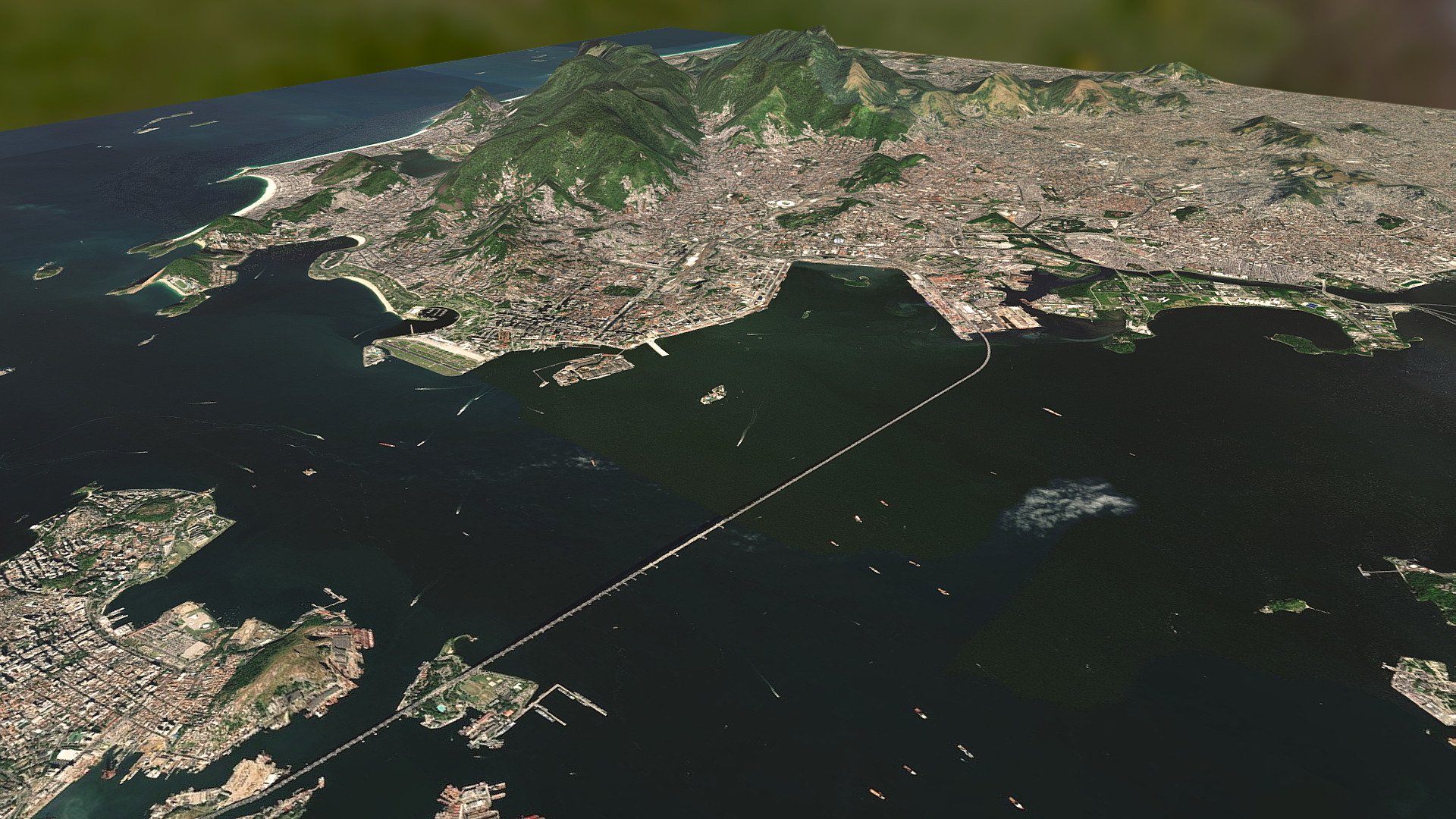 Rio de Janeiro - Brazil - Download Free 3D model by Nate Loper 🗺️ ⛏🏺 ...