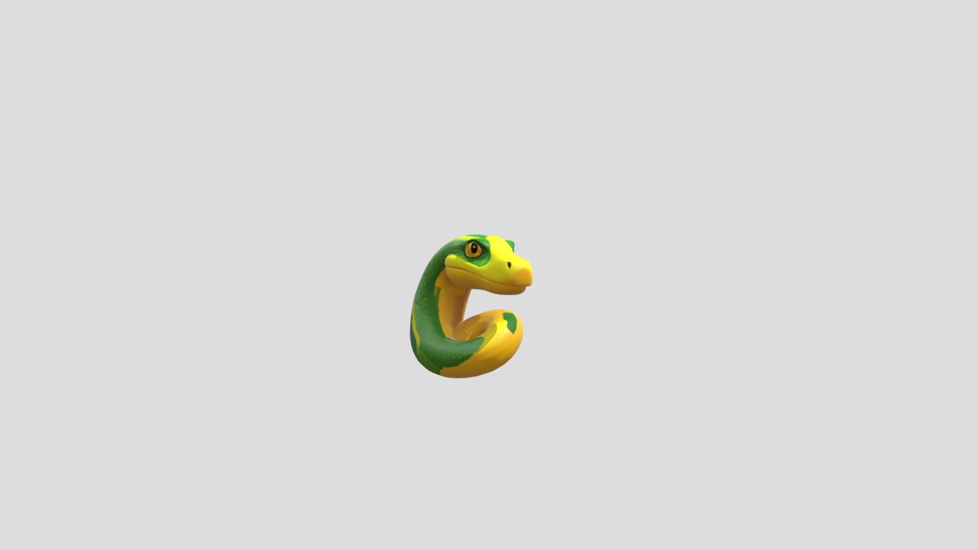 colorful cartoon snake - 3D model by cyberdepartment49 [fe1a29f ...