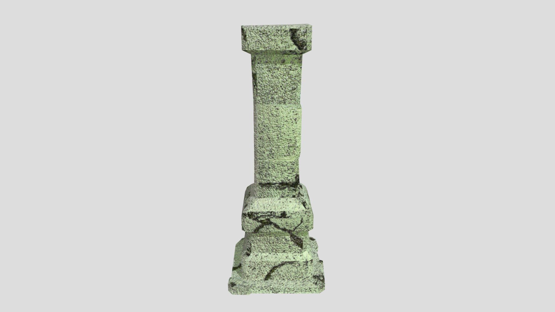 Broken pillar - 3D model by HansPluss [fe1c771] - Sketchfab