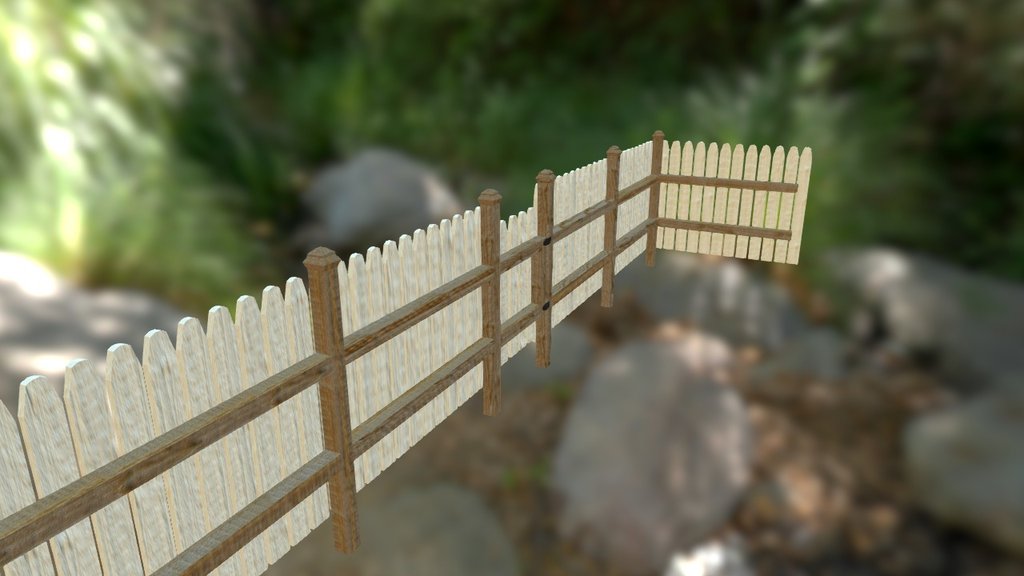 Fence Set - 3D model by jhowell518 [fe1c833] - Sketchfab