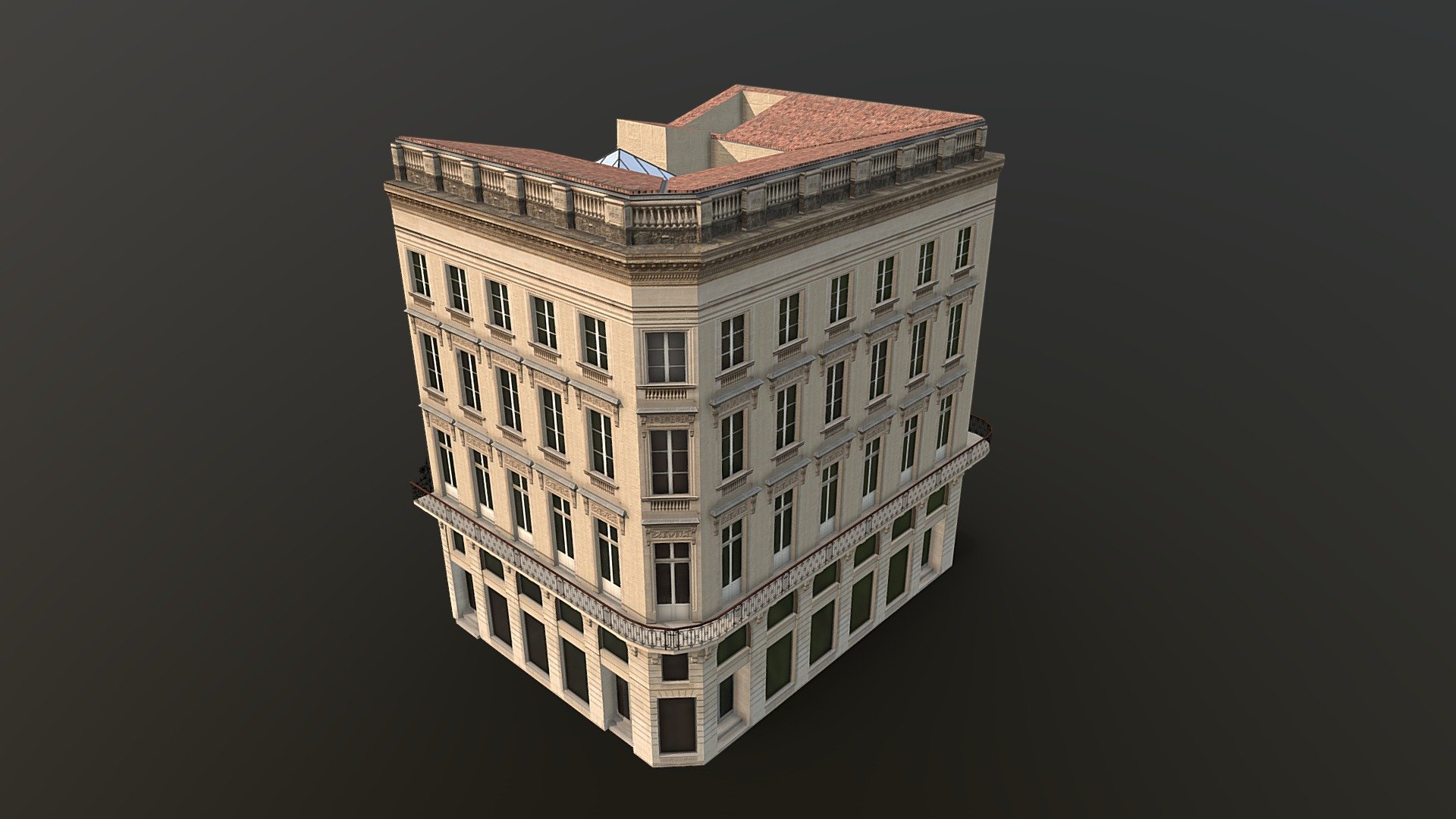 Bordeaux Corner #2 - Buy Royalty Free 3D model by Gruny (@grunystudio ...