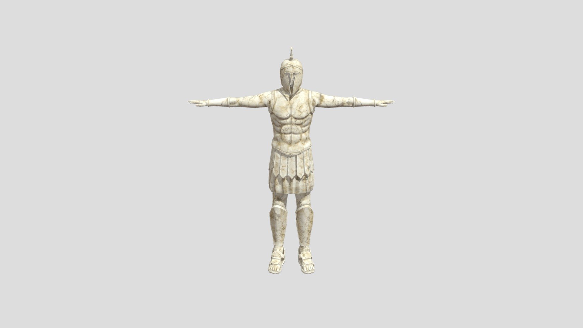 Spartan Statue - 3D model by TaBByR [fe1cee9] - Sketchfab