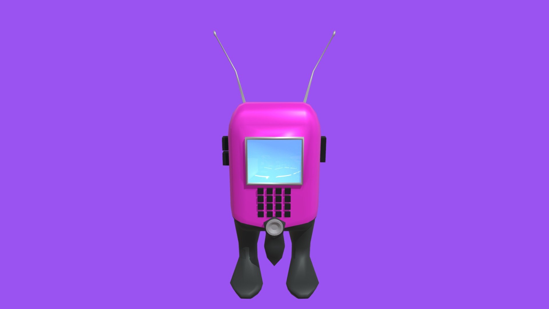 Tvman Cartoon Character - 3D model by yazilimci21 [fe1db8c] - Sketchfab