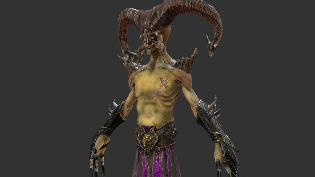 Demon V2 - 3D model by josefuentes [fe1e776] - Sketchfab