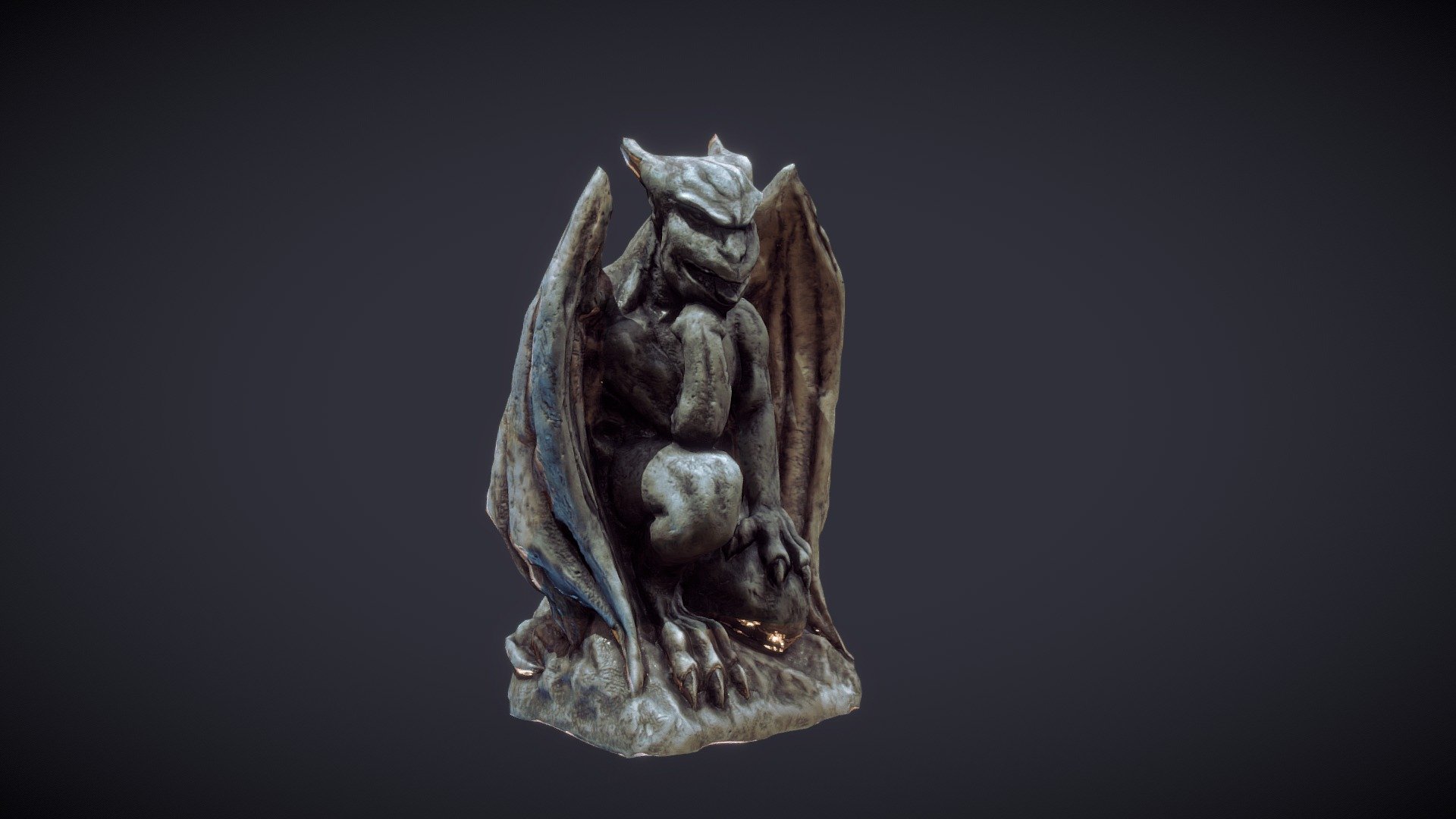 Gargoyle - Download Free 3D model by Cat O. (@CatalinObreja) [fe1e8b1 ...