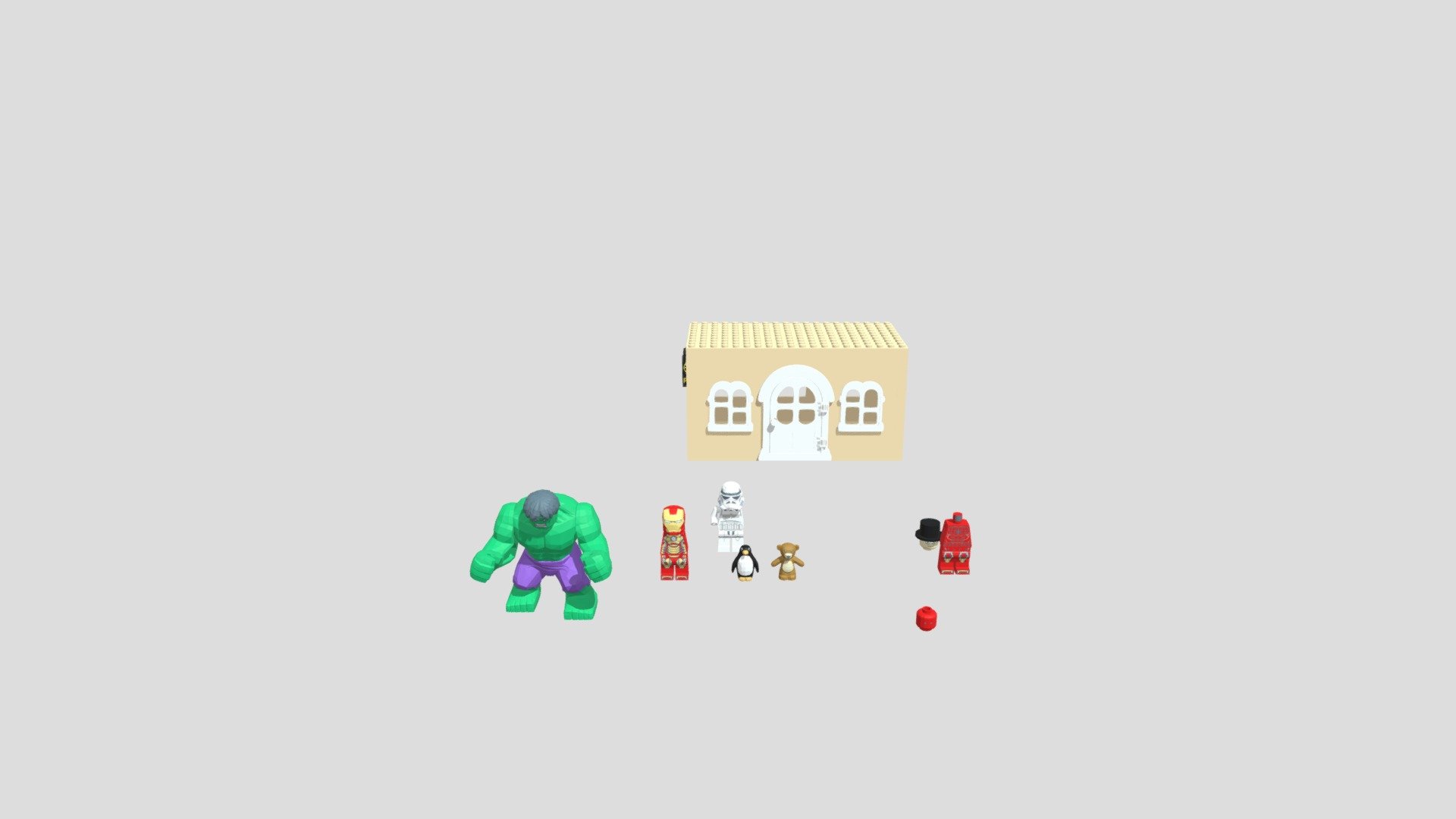 Huis Timo - 3D model by karel (@karelsegers) [fe1e92a] - Sketchfab