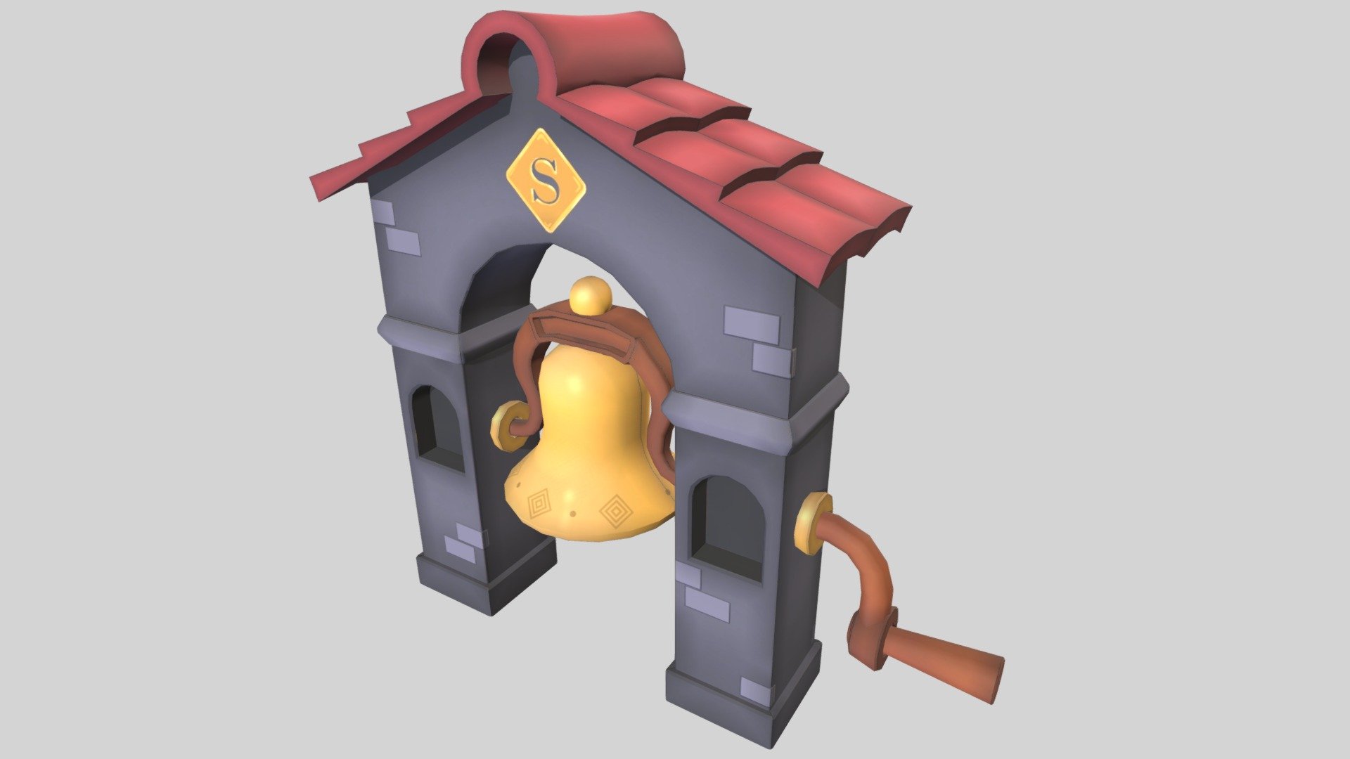 Bell - 3D model by kennethcplace [fe1f7bc] - Sketchfab