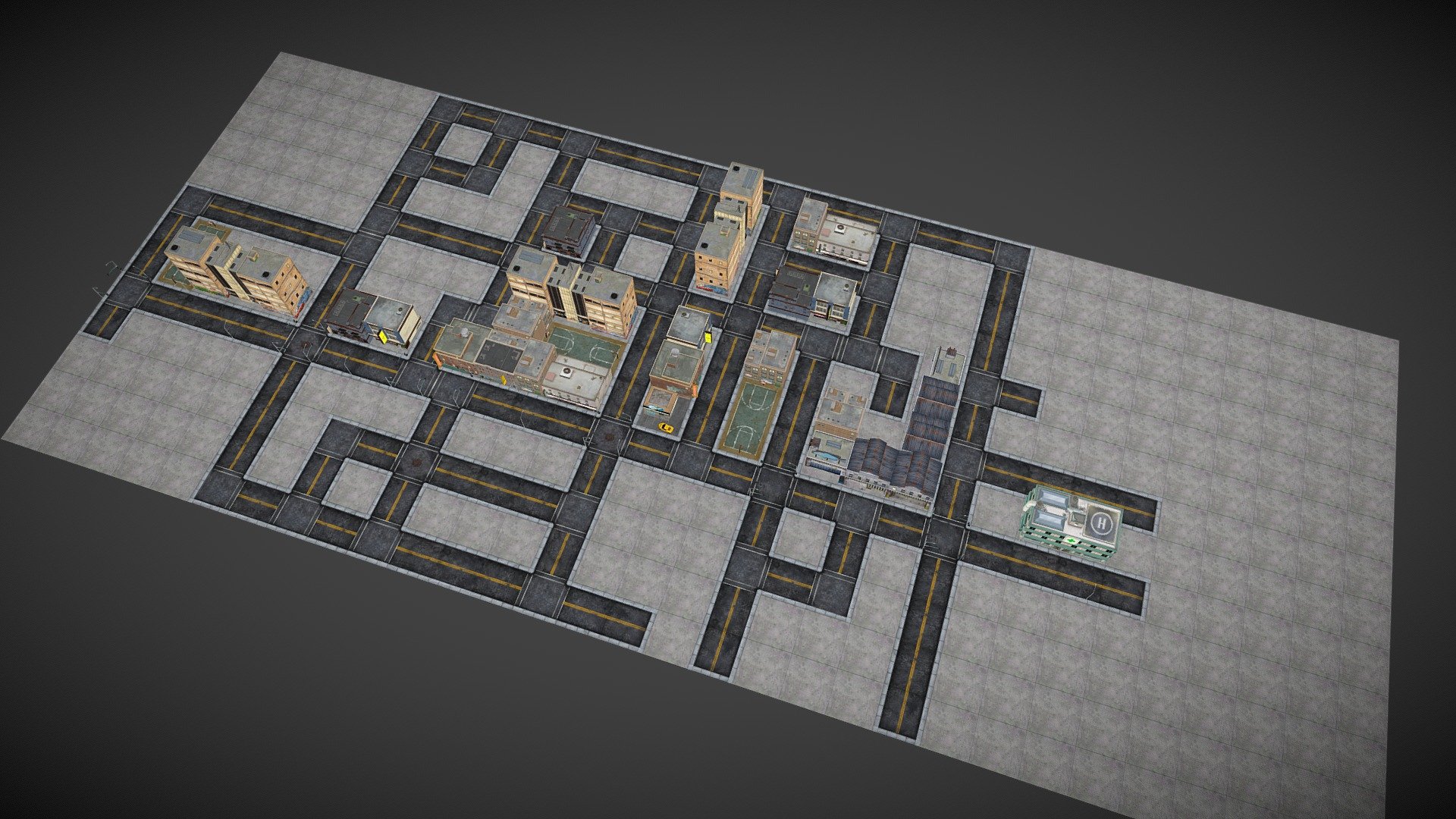 street - 3D model by iTek-Media [fe21fa3] - Sketchfab