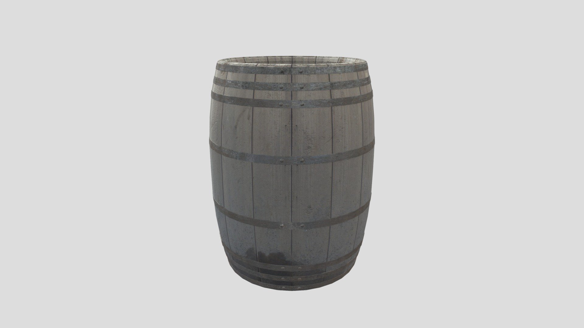 Barrel (Dirty) - Buy Royalty Free 3D model by James.Moore [fe226fe ...