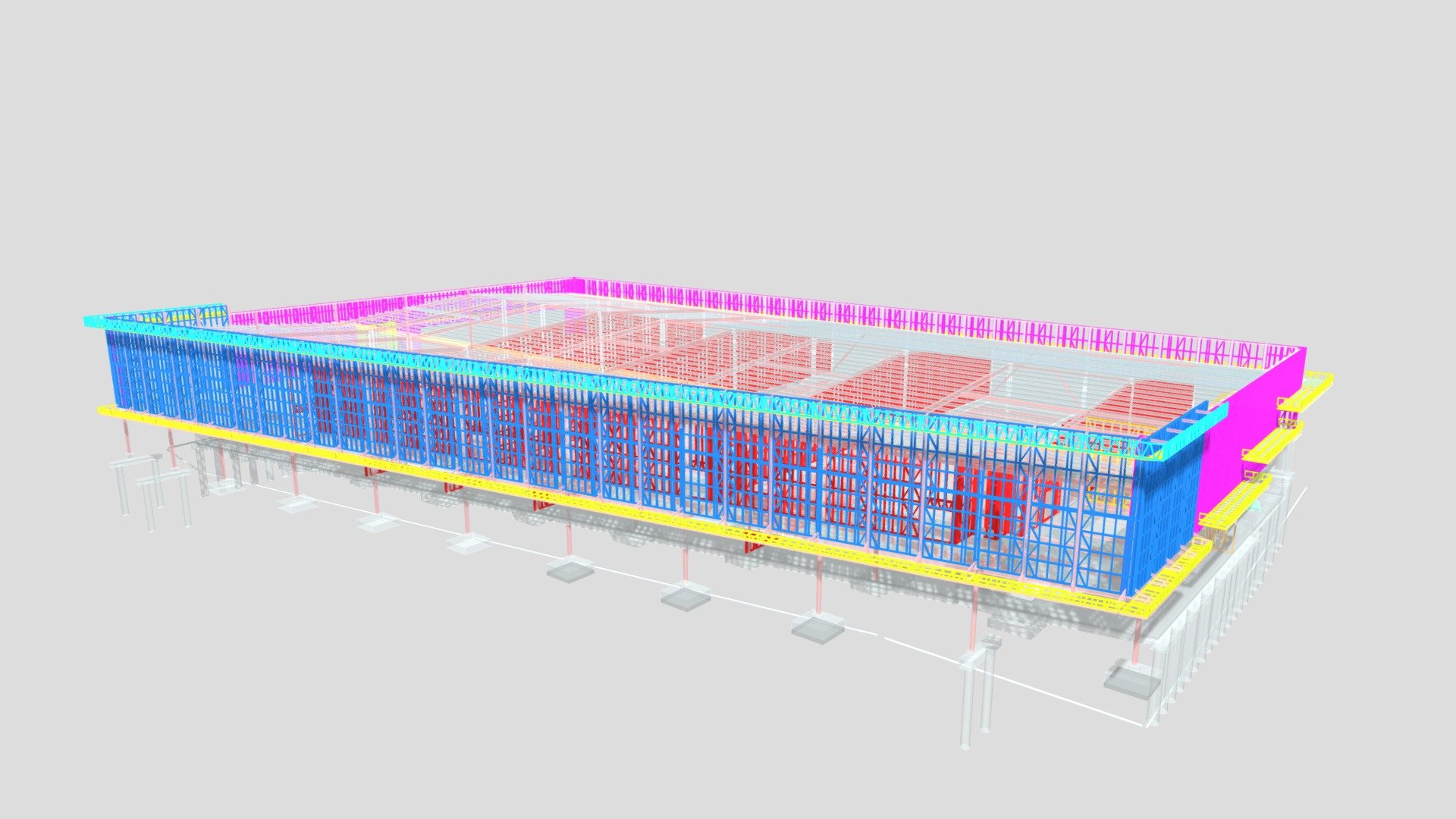 230509-2-CB: Maki Centre-Building A R1 - 3D model by Steel Frame ...