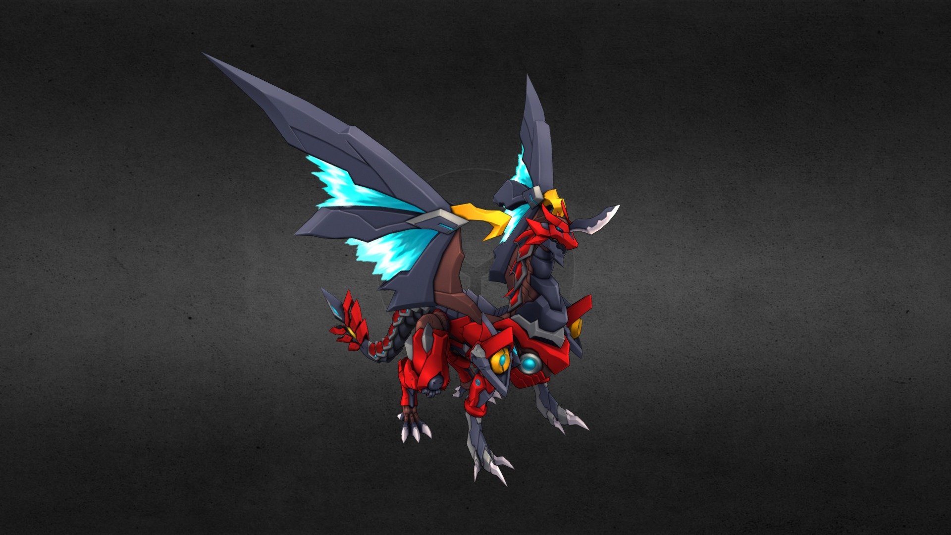 Sky Overlord_Dragon - 3D model by pigruy [fe26309] - Sketchfab