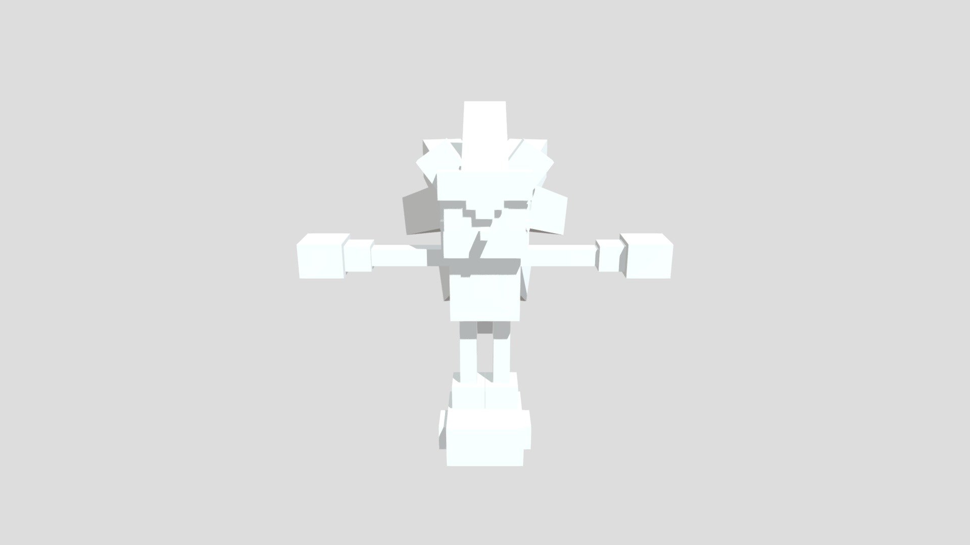 Minecraft Sonic - 3D model by Black (@BlackSus) [fe26d2a] - Sketchfab