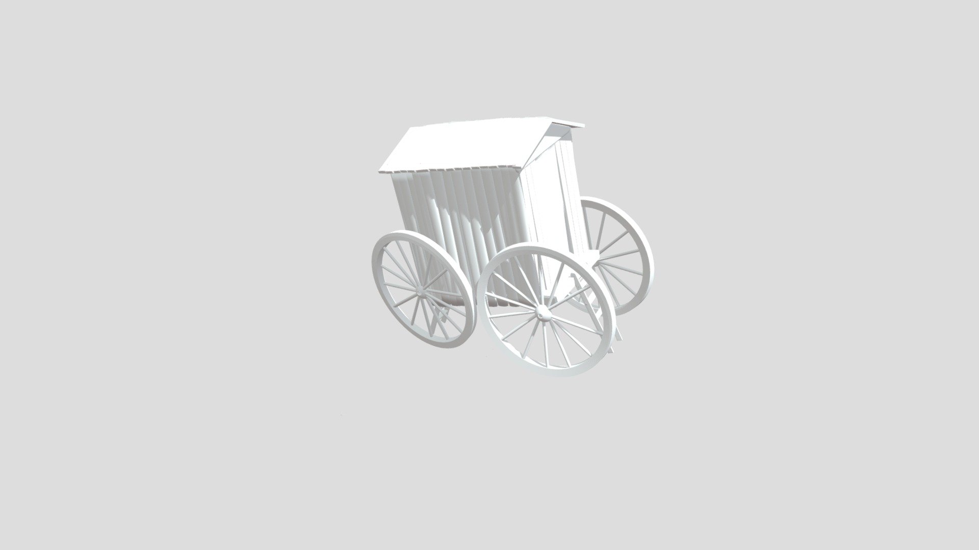 Bathing Machine (clay model) - 3D model by MAVRIC_ARVR [fe26d61 ...