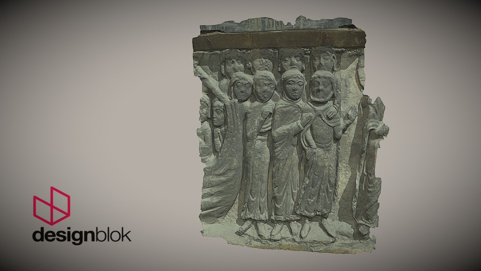 Lincoln Cathedral Romanesque frieze 2 - 3D model by Designblok [fe2aba3 ...