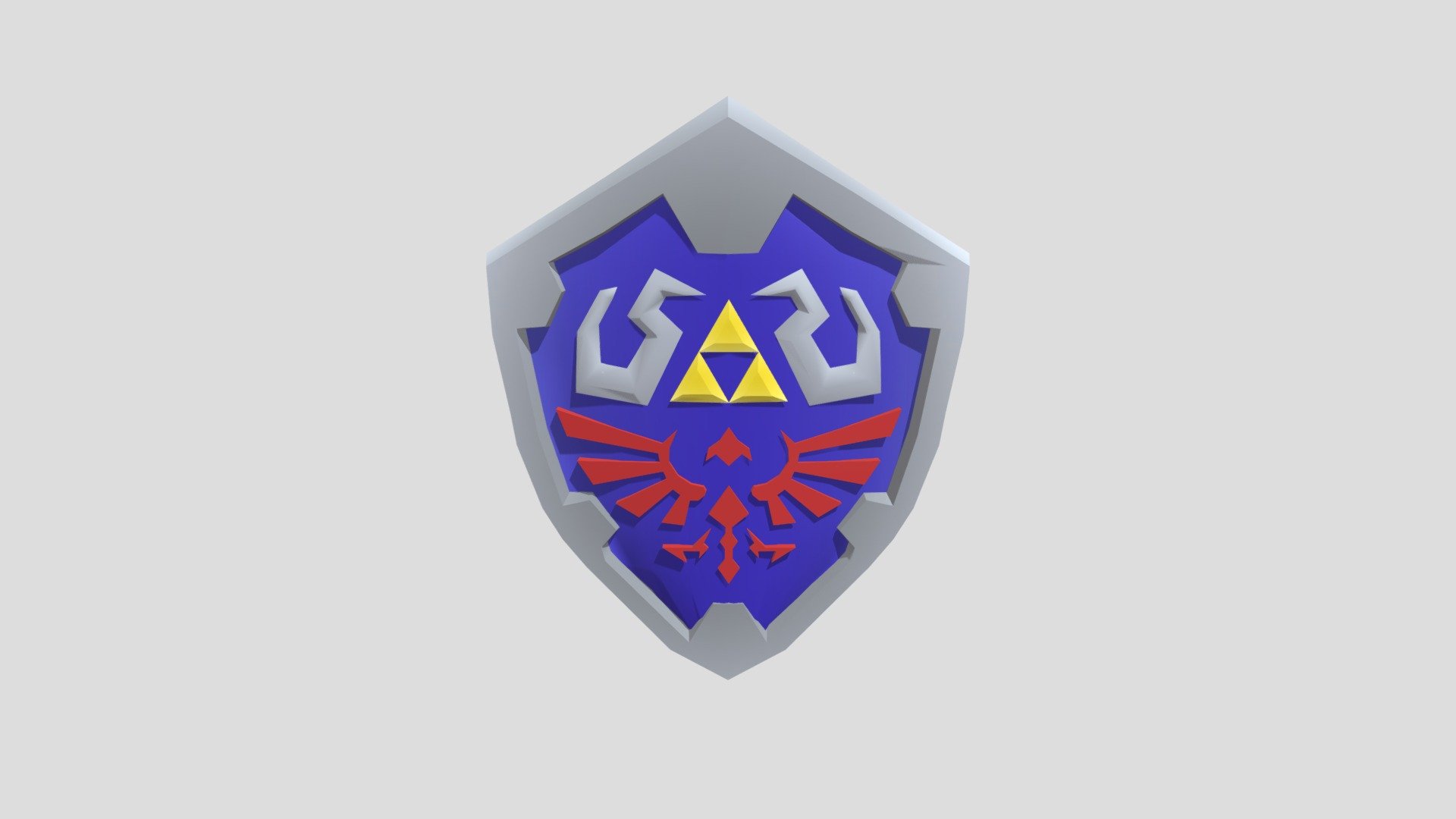 Shield Zelda - 3D model by luis_gils [fe2c1b5] - Sketchfab