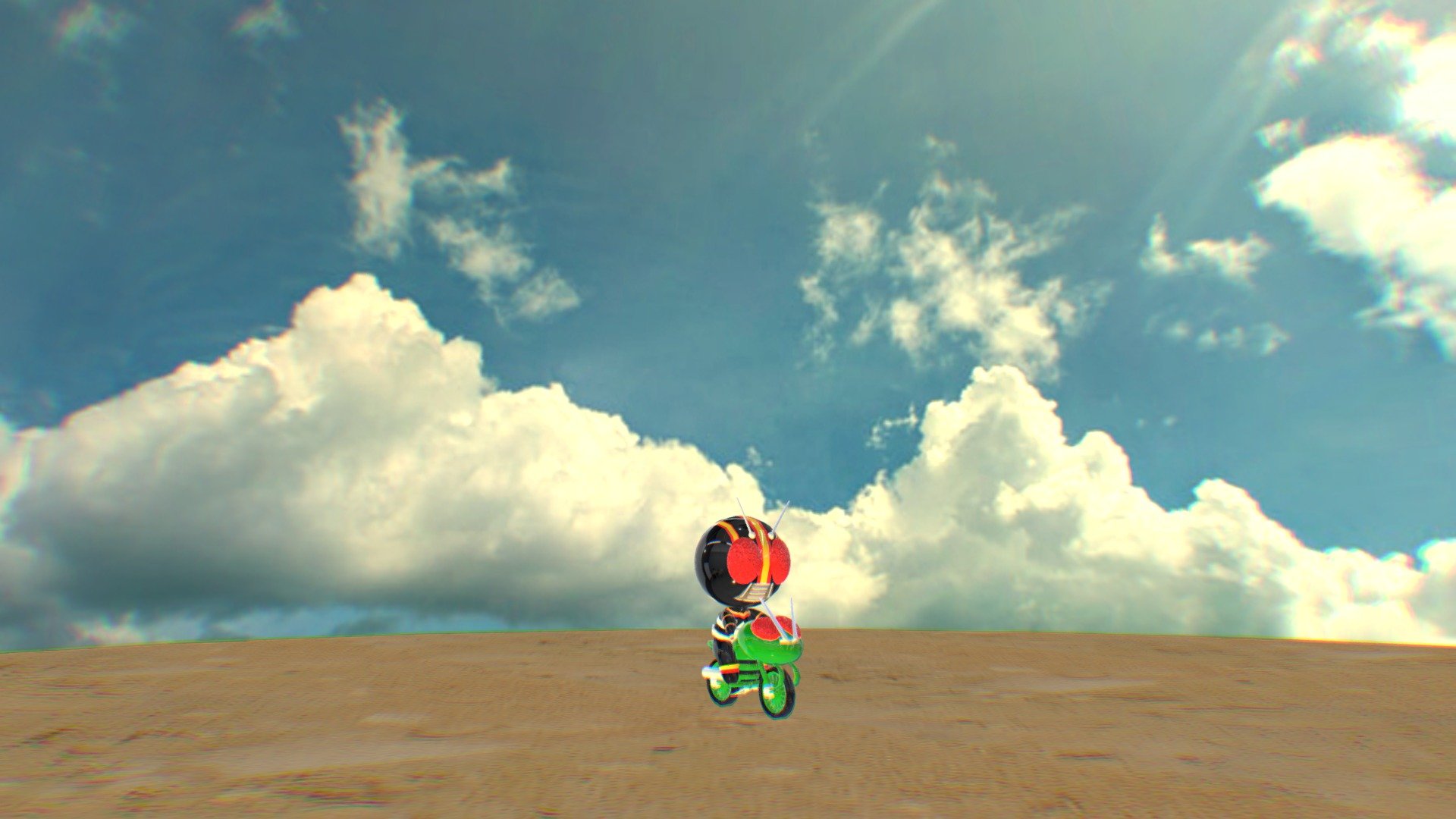 Masked Rider Black chibi - Download Free 3D model by kazumaryu ...