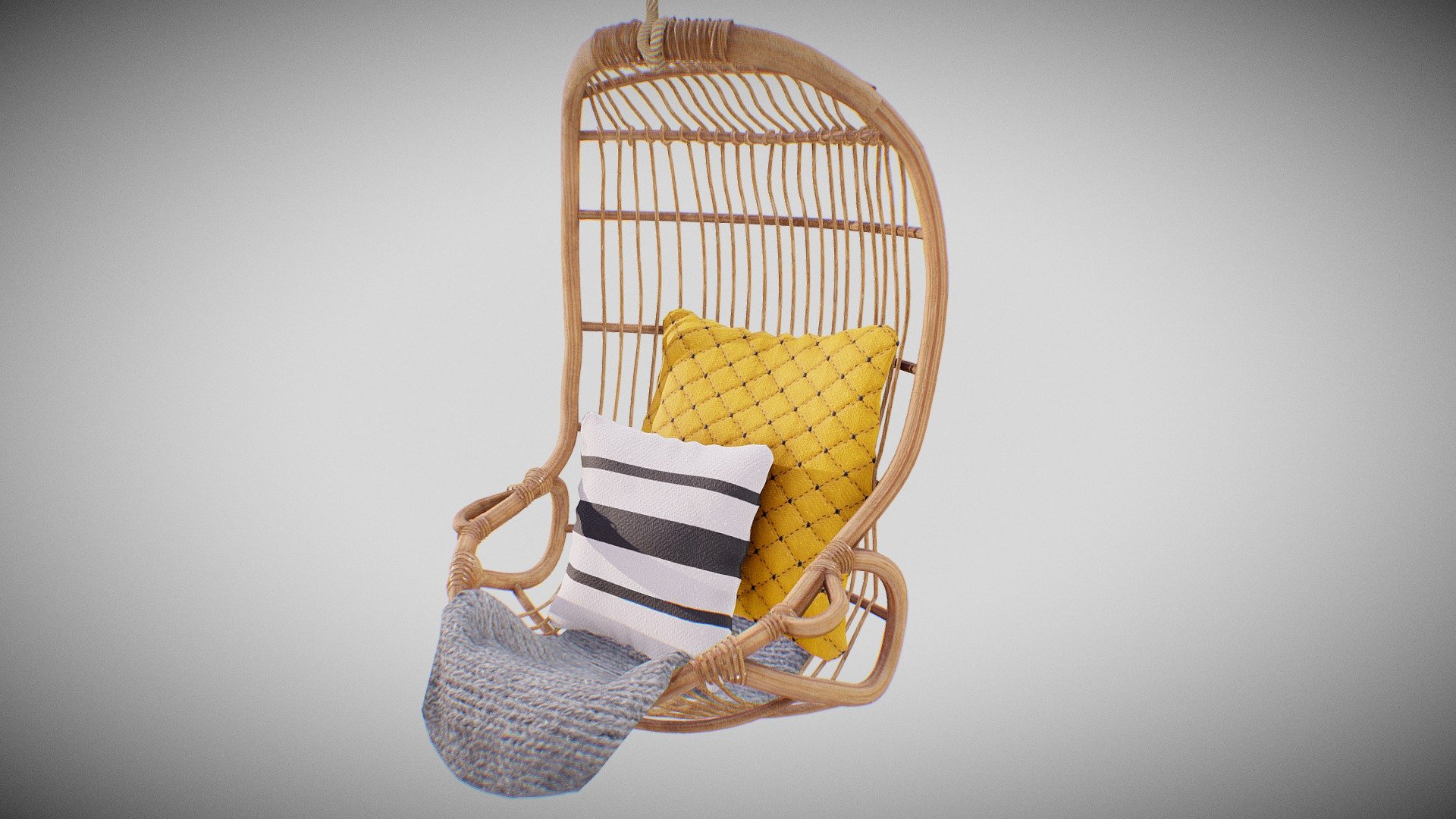 Hanging Chair - 3D model by Sharenka [fe2e0a0] - Sketchfab