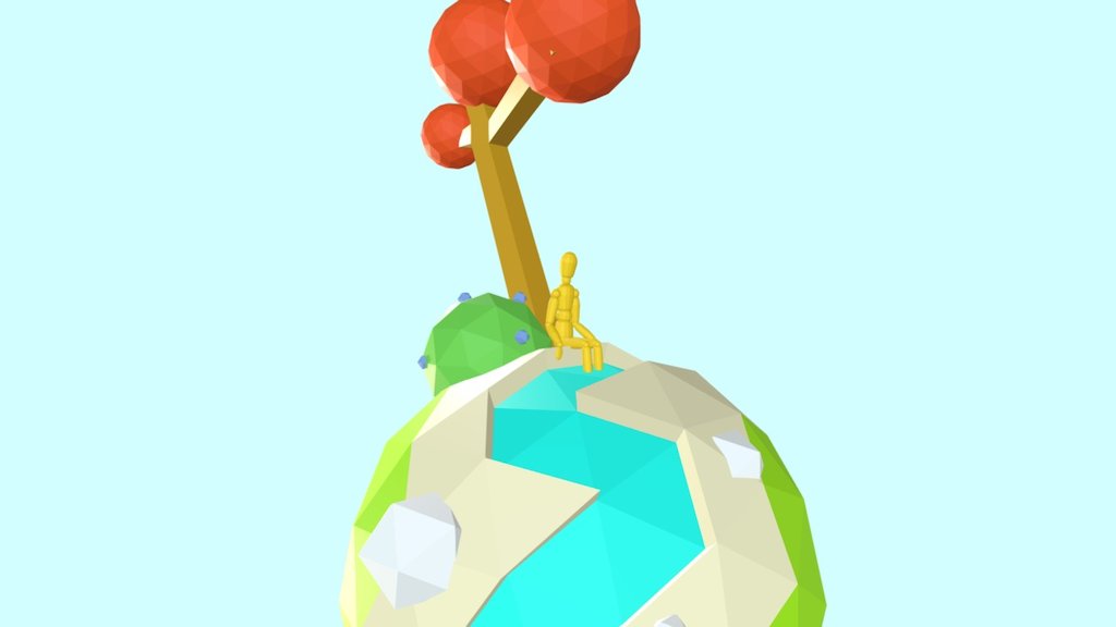 Rotating low poly worl.c4d - 3D model by Canolli [fe2e0d1] - Sketchfab