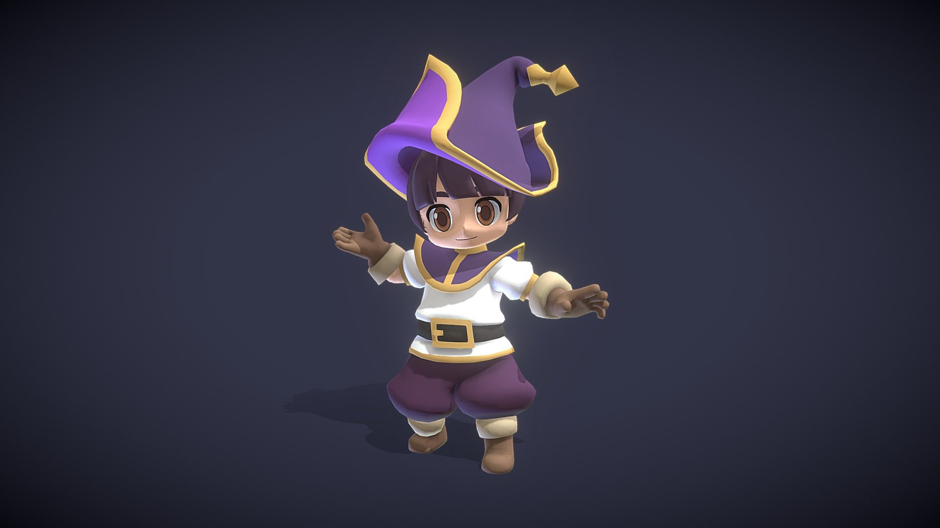Young Boy Wizard - 3D model by Arkane Pixel (@ArkanePixel) [fe2f202] - Sketchfab