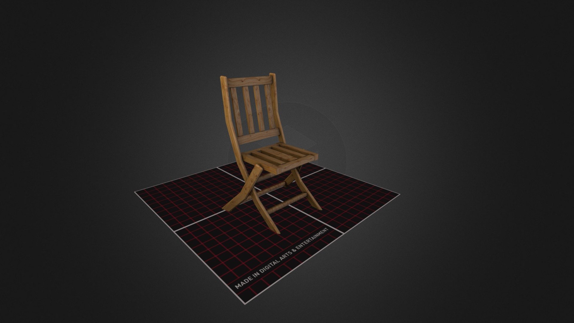 Wooden Folding Chair - 3D model by MathiasP [fe2f6c5] - Sketchfab