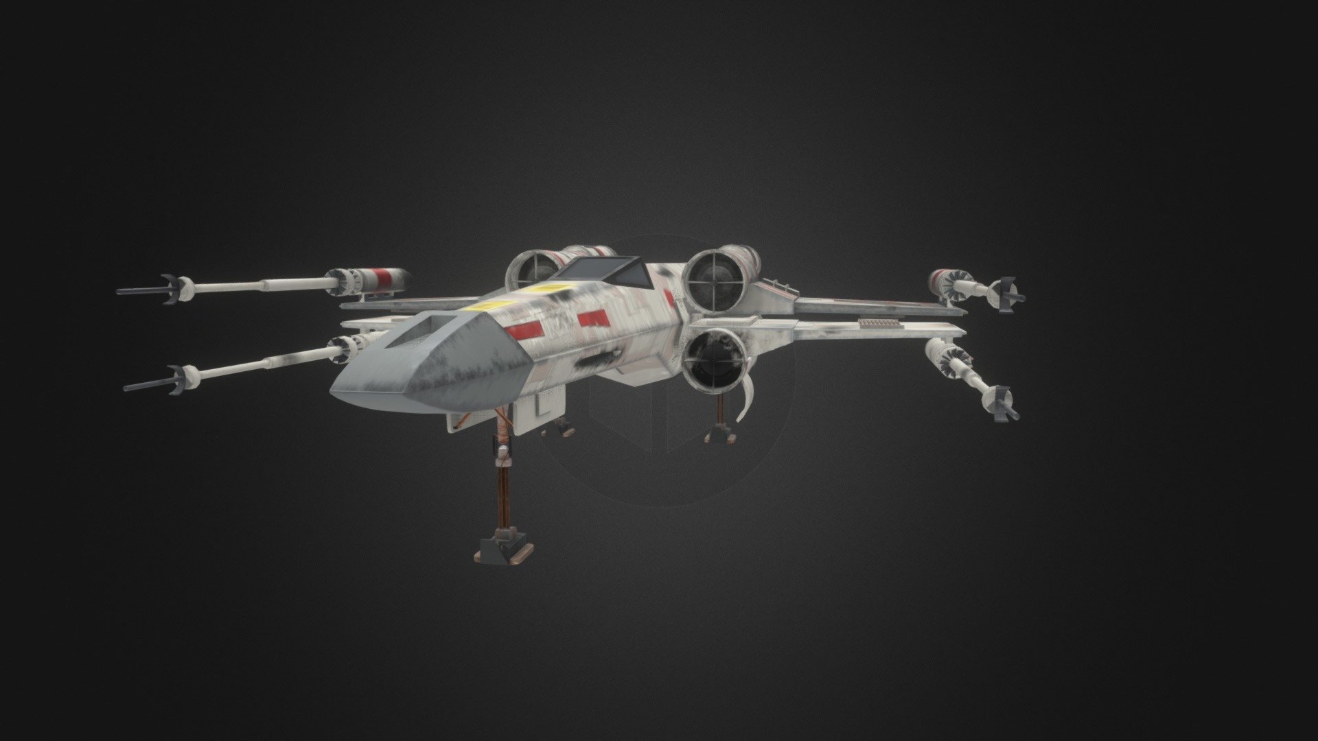X-wing - 3D model by Stefan Vermeulen (@stevenverx) [fe30792] - Sketchfab