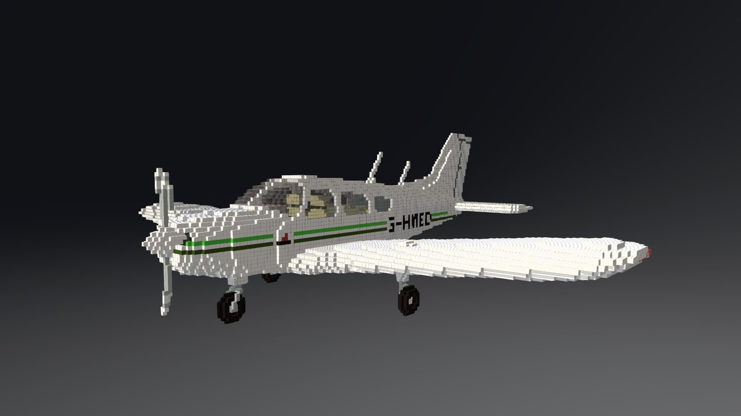 Piper Warrior PA28 - 3D model by Jonathan Black (@MouldyBurrito ...