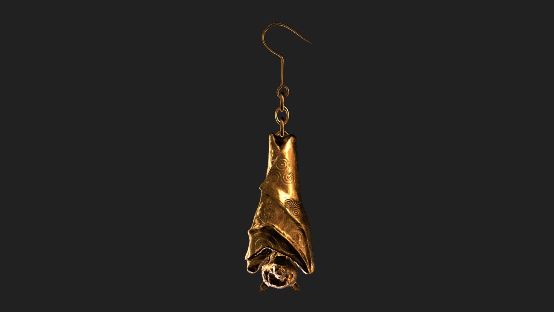 BatEarring - 3D model by olegkokorin5613 [fe313a2] - Sketchfab